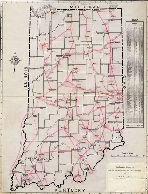 Blank Underground Railroad Map