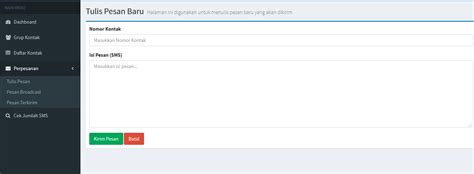 aplikasi sms gateway with api menggunakan php and ajax