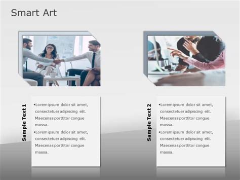 SmartArt List Vertical Tabs Steps PowerPoint Template
