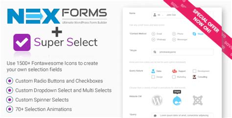 Download Nex Forms Super Selection Form Field Version 75121