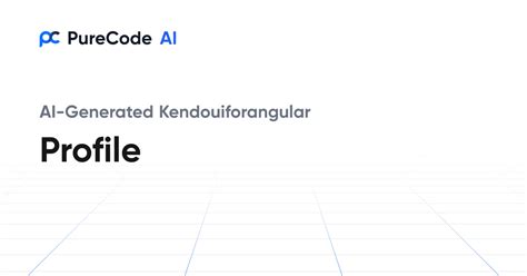 Build Great Kendouiforangular Profile Components Faster Using Ai Tools