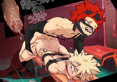Bakugou Katsuki And Kirishima Eijirou Boku No Hero Academia Drawn By Vonboche Danbooru