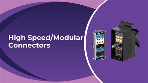 High Speedmodular Connectors Data Transmission Connectors Multi