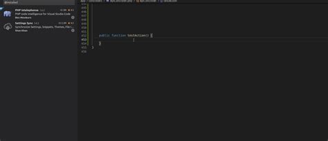 Visual Studio Code Vscode Php Create Function If Not Exist Stack Overflow