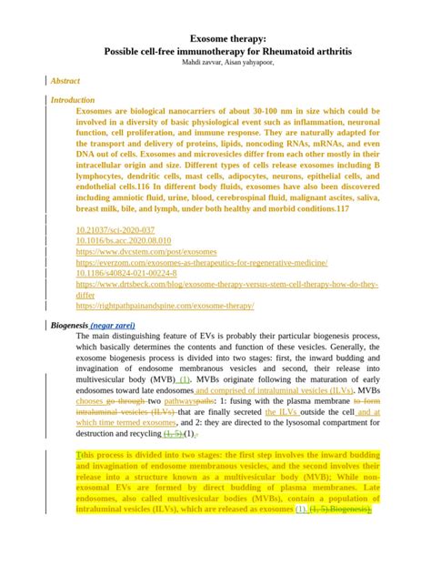 Exosome Pdf Immune System Macrophage