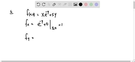 Let Fx Yx E Y5 Y A Find The Slope Of The Surface Zfx Y In