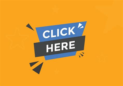 Click Here Text Button Web Button Template Click Here 8558207 Vector