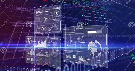 Image Of Statistics Binary Coding And Financial Data Processing Over