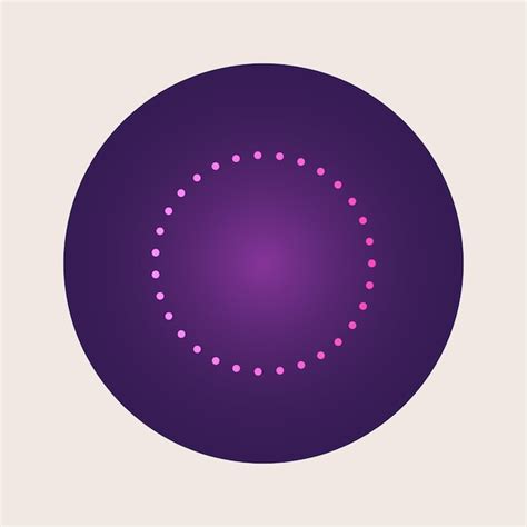 Premium Vector Round Circle Dot Icon Element Shape Gradient Texture