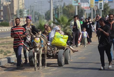 Thousands Of Civilians Flee Northern Gaza November 8 2023 Reuters
