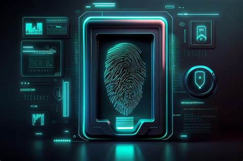 Premium Photo Digital Processing Of Biometric Identificat Ai Generated