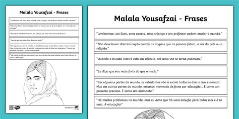 Malala Yousafzai Frases Teacher Made Twinkl