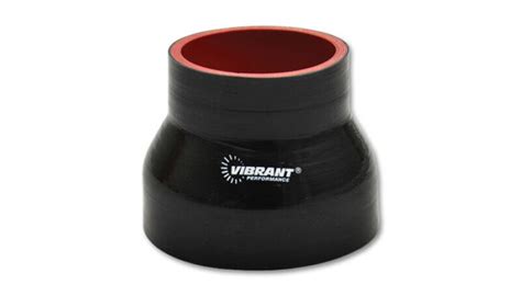 Vibrant 4 Ply Reinforced Silicone Transition Connector 325in Id X