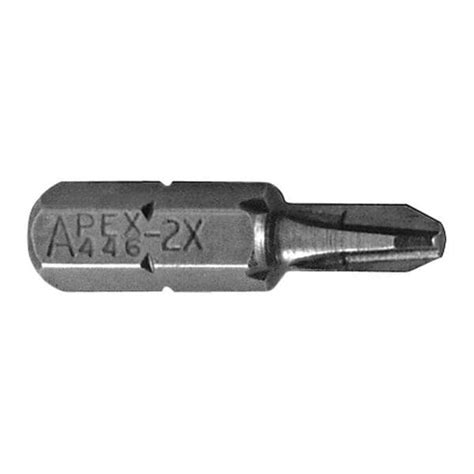 Apex Tool Group Bit 1 4 Hex Drv Insert 2P 446 2I Zoro
