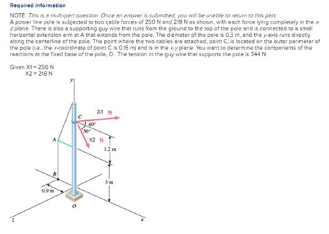 solved after applying equilibrium to solve for the x and z