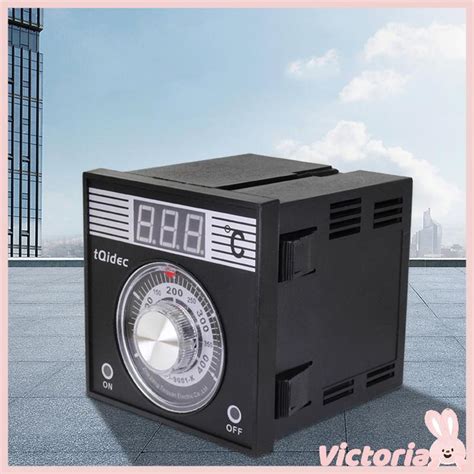 Vic Digital Display PID Temperature Controllers Thermostat Regulator AC V V K Sensor