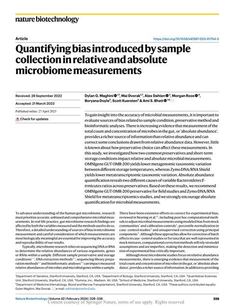 Quantifying Bias Introduced By Sample Collection In Relative And