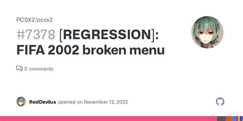 Regression Fifa 2002 Broken Menu · Issue 7378 · Pcsx2pcsx2 · Github