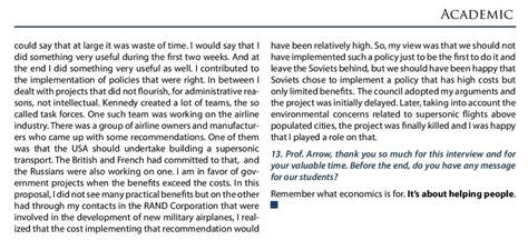 An Interview With Kenneth Arrow The Tseconomist Toulouse School Of