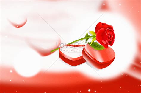 빨간 발렌타인 데이 테마 배경 배경 사진 및 창의적인 일러스트 무료 다운로드 Lovepik