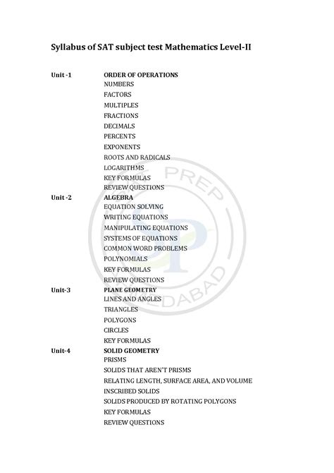 Syllabus Archives Sat Prep