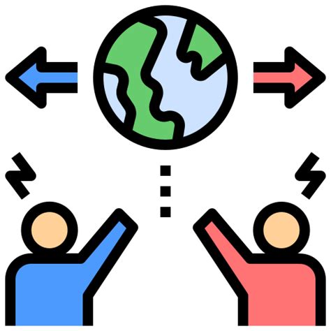 conflict generic outline color icon