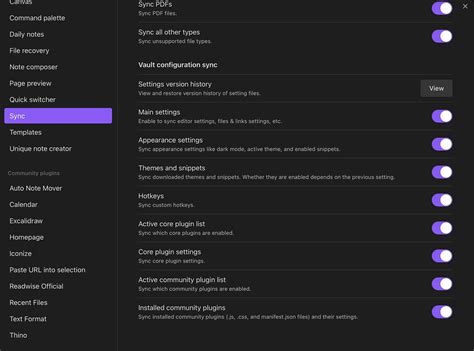 obsidian sync plugins settings etc help obsidian forum