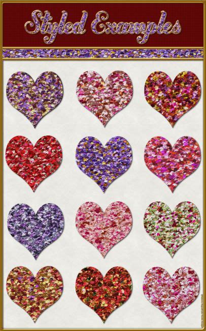 Bling Glamour Glitter Valentines Layer Styles 3d Models For Daz