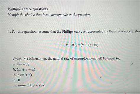 solved multiple choice questions identify the choice that