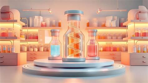 Scientist Analyzing Dna Data Premium Ai Generated Image