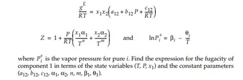 solved consider a binary mixture of 1 and 2 that obeys the following 1 answer transtutors