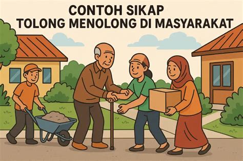 Contoh Sikap Tolong Menolong Dalam Kehidupan Sehari Hari