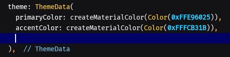 android - Color property for FAB icon in Flutter ThemeData - Stack Overflow