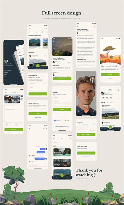 Travel App Ui Kit Behance