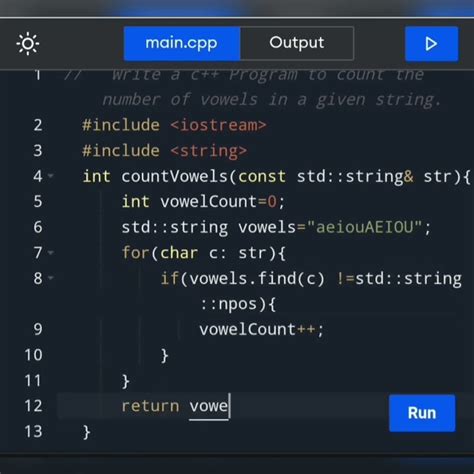 How To Write A C Program To Count The Number Of Vowels In The Given