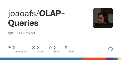 GitHub Joaoafs OLAP Queries IST BD Project