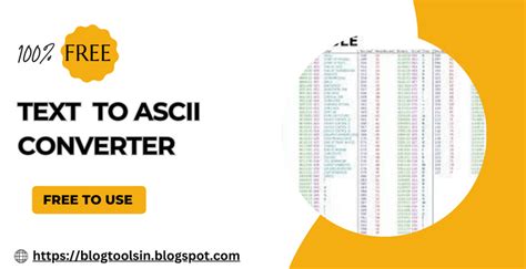 TEXT TO ASCII CONVERTER