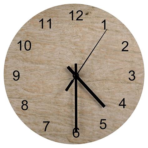 Настенные часы для гостиной часы под дерево 12 дюймов бесшумные модные круглые прочные