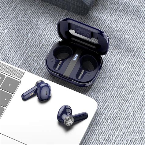 Наушники с микрофоном Bluetooth Hoco EW31 TWS синие, купить в ...
