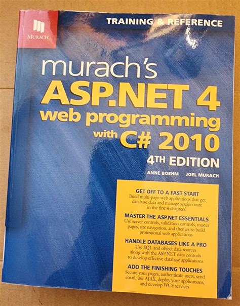 Murachs Asp Net 4 Web Programming With C 2010 By Joel Murach And