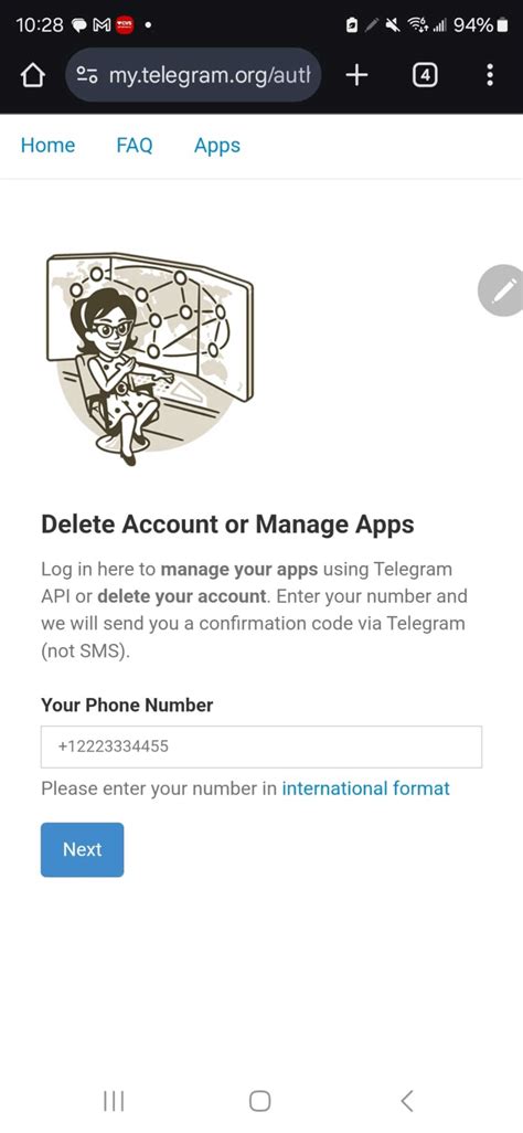 how to delete telegram account mashable