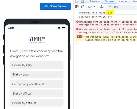 Retreaving Embedded Data Using Javascript Xm Community