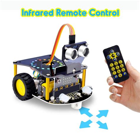 Mini Smart Microbit V2 Robot Car For Bit Robot Car Philippines Ubuy