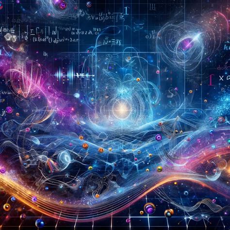 Abstract Quantum Physics And Cosmic Phenomena Art Stock Image Image Of Patterns Phenomena