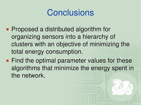 Ppt An Energy Efficient Hierarchical Clustering Algorithm For Wireless Sensor Networks