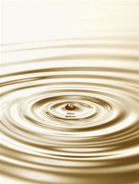 Tranquil Minimalist Water Ripples Reflecting Soft Natural Elegance In A Serene Setting Stock
