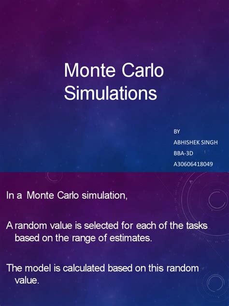 Monte Carlo Simulations Explained Pdf Monte Carlo Method Randomness