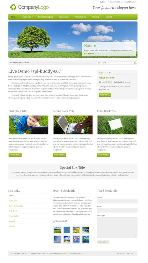 Premium Templates Themes For Cms Made Simple