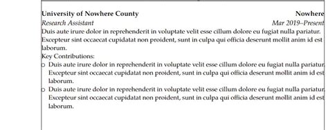 Moderncv Show Changed Job Title For Employer Using Modern Cv TeX LaTeX Stack Exchange