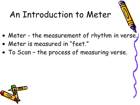 EHS AP Literature Composition An Intro To Meter